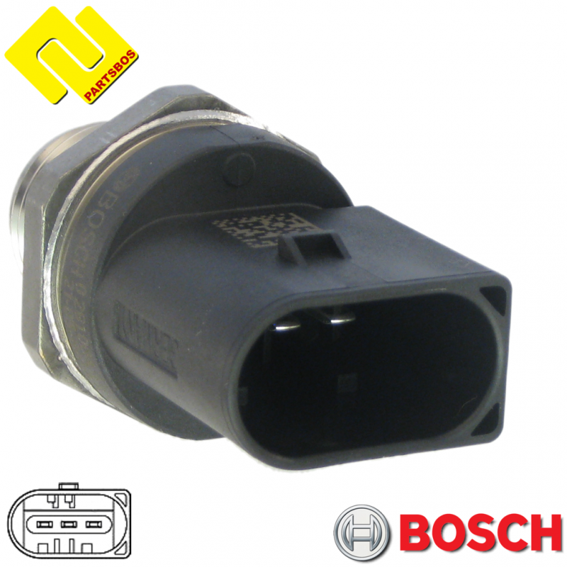 Genuine BOSCH 0281006447 Fuel Injection Pressure Sensor for 13537800602 ...