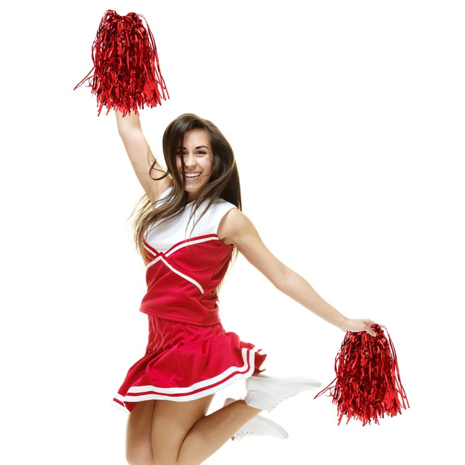 24 Pcs Cheerleading Set Handheld Pom Poms Girls Pompoms for Fans | eBay ...