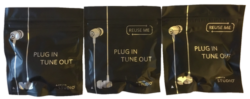 NEW Lot of 3 DELTA Airlines Studio Earbuds ~ "Plug In / Tune Out" | eBay