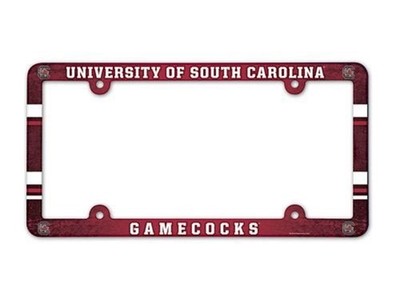 South Carolina Gamecocks Plastic License Frame [NEW] Tag Auto Car Plate ...