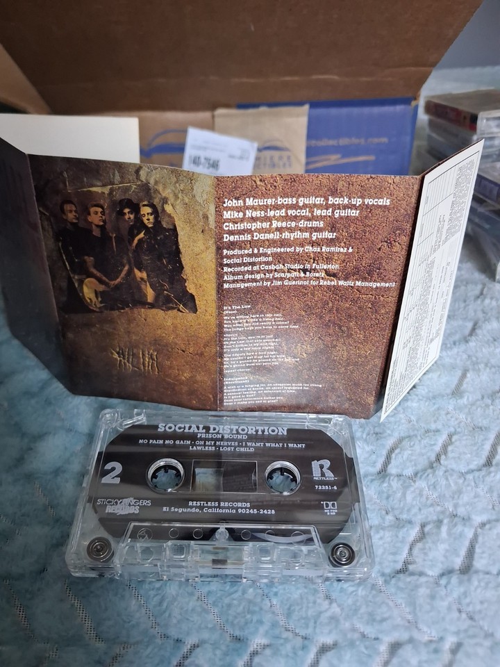 Social Distortion Prison Bound Cassette Tape Mike Ness | eBay