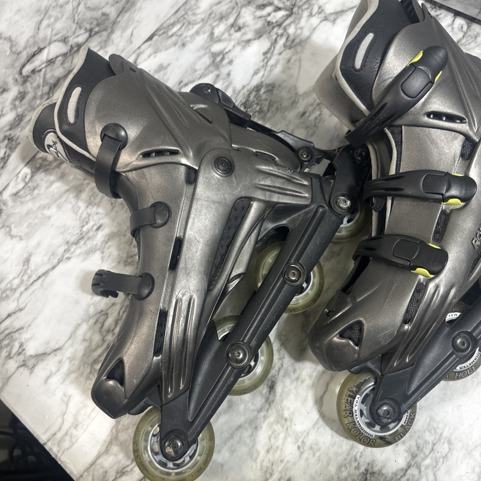 Rollerblades Men's Size 11 Triforce Triax Inline Roller Blades, Gray | eBay