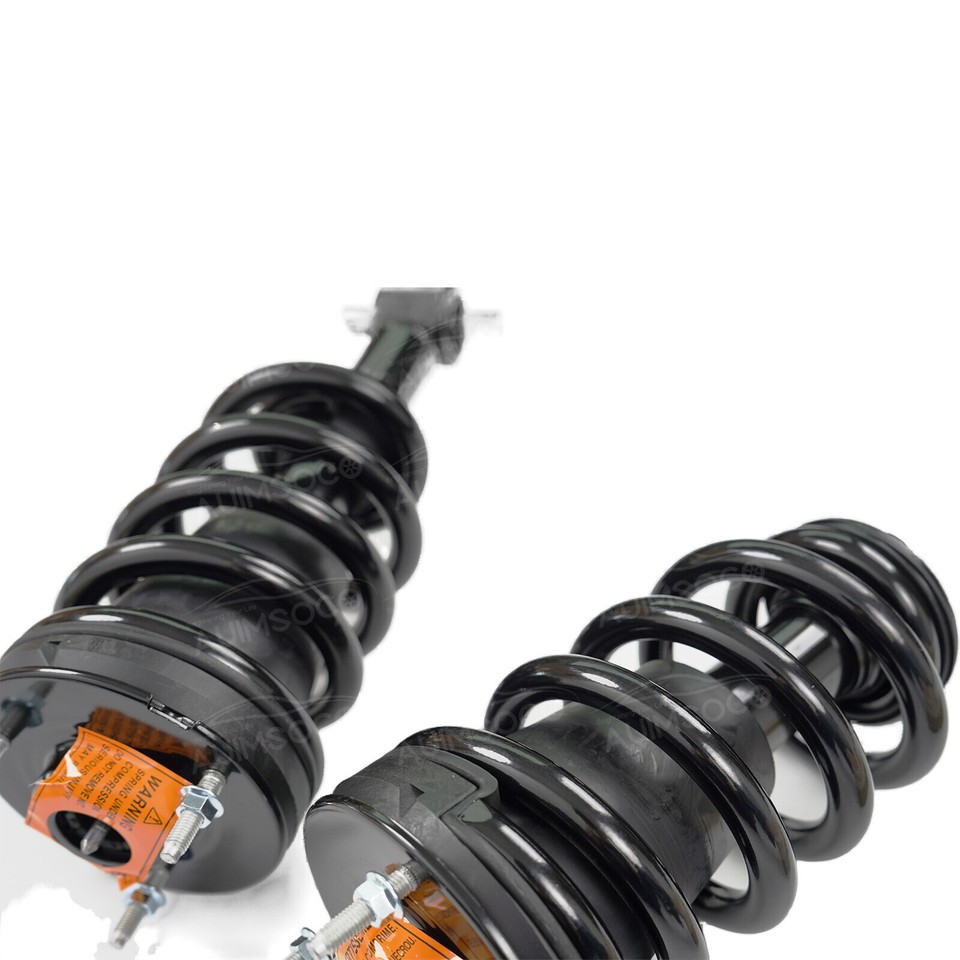 2Pcs Front Struts Shocks Absorbers w/ Coil Springs For Chevy Suburban ...