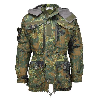 Leo Kohler military ripstop smock jacket flecktarn camouflage tactical ...