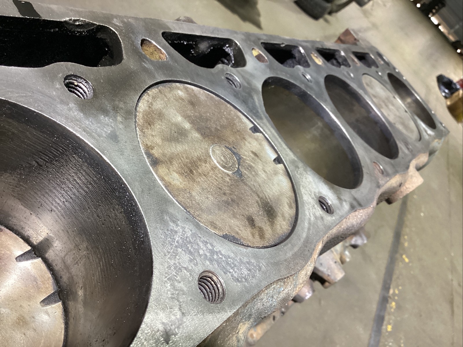 1966 FORD 170 6CYL I6 SHORT BLOCK, STOCK BORE. C6DE-6015-A DATE 5K12 WE ...