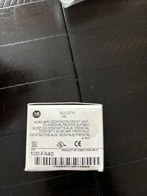 Allen Bradley 100-FA40 4NO, 10A Auxiliary Contact 662072612897| eBay