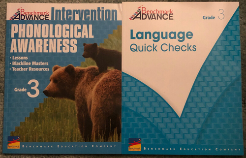 Benchmark Advance Intervention- Grade 3, Phonolgical Awareness & Language Quick | eBay