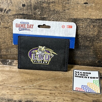 LOUSIANNA STATE TIGERS LSU EMBROIDERED WALLET Game Day Outfittters | eBay