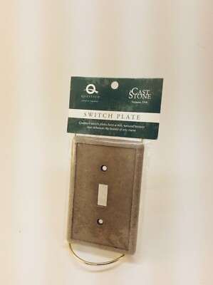 QUESTECH Cast Stone Single Toggle Plate Cover - NOCHE - BRAND NEW IN ...
