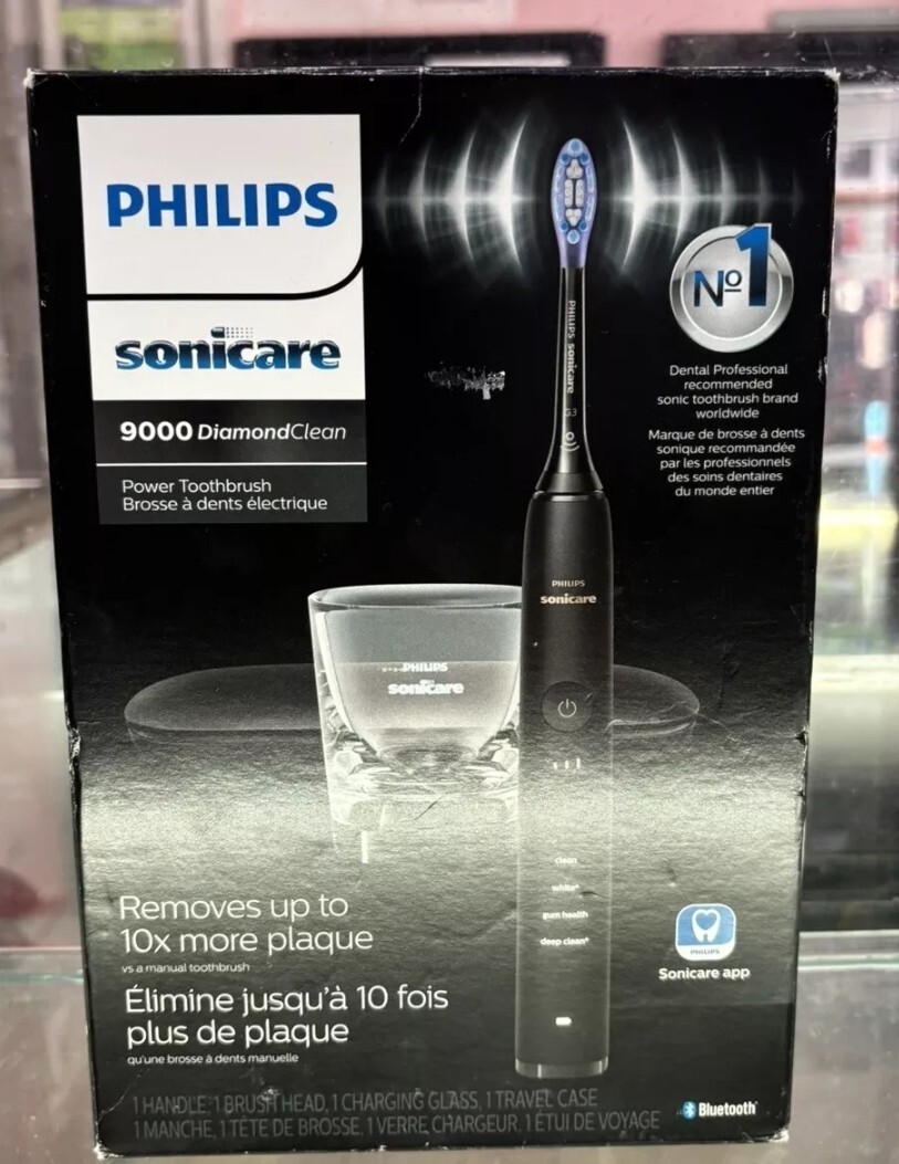 Philips Sonicare 9000 DiamondClean Sonic Electric Power Toothbrush ...
