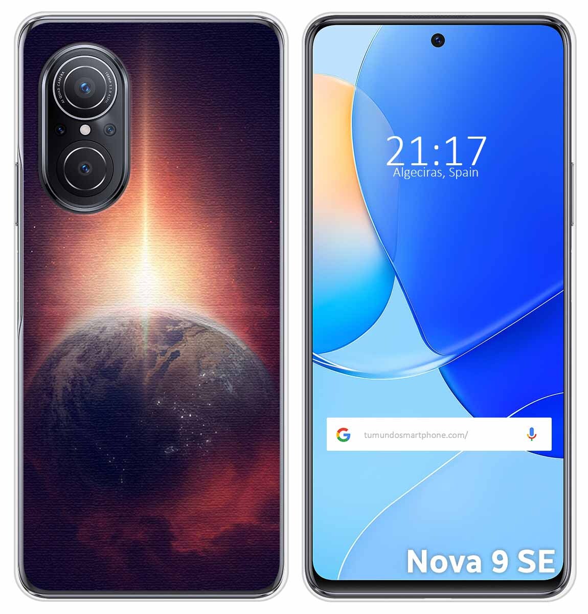 Coque Silicone pour Huawei Nova 9 SE Design Terre Dessins 8434844829930 ...