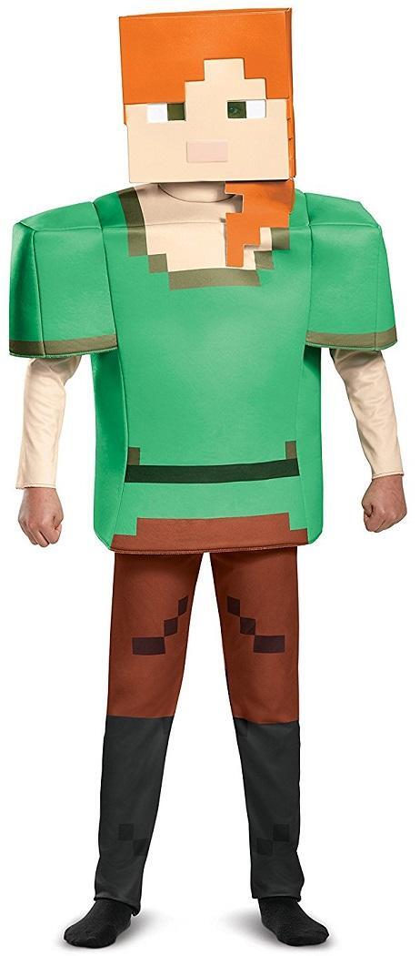 Alex Deluxe Minecraft Mojang Video Game Fancy Dress Up Halloween Child ...