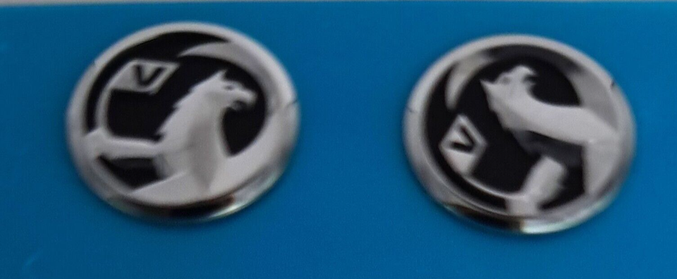 2 x 10mm Black compatible for vauxhall Key Fob Badge Emblem Logo | eBay UK