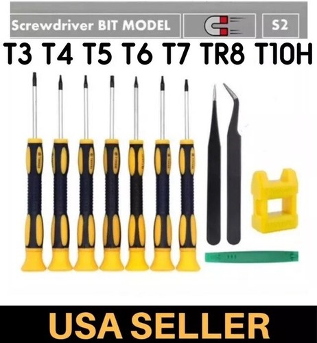 Torx Security Screwdriver Kit T3 T4 T5 T6 T7 T8H T10H For XBOX PS5 PS3 ...
