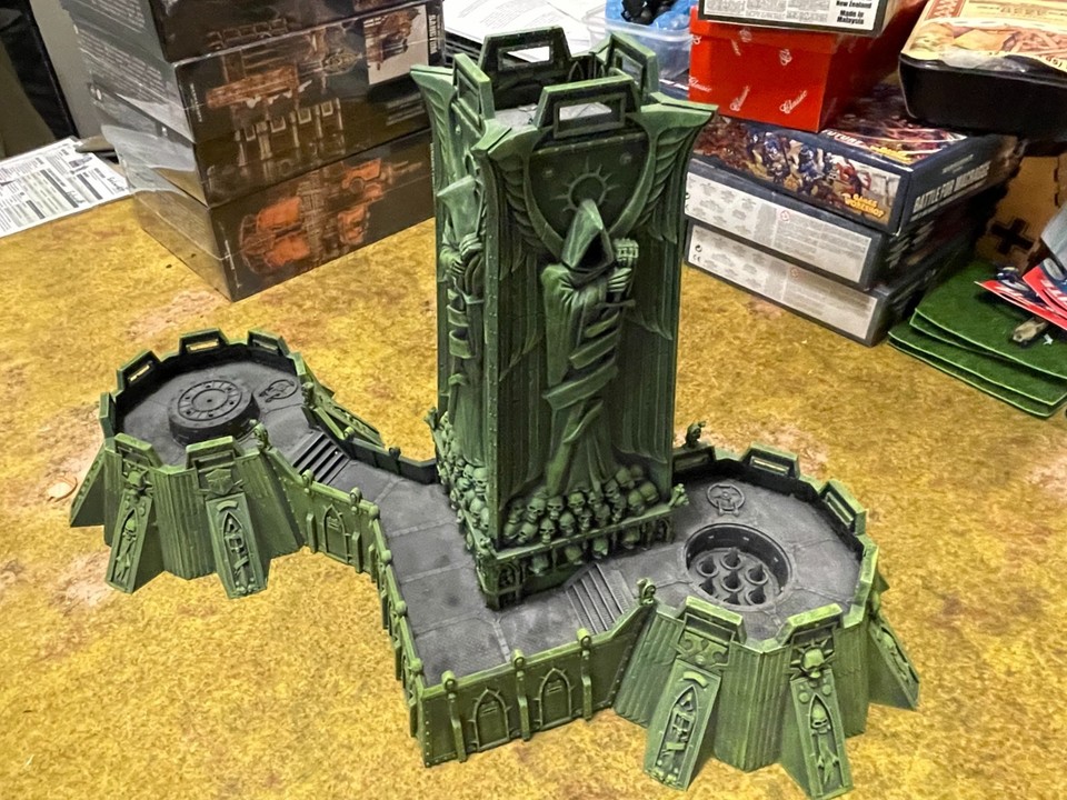 Warhammer 40k Space Marine Fortress of Redemption Terrain Fort Tower ...
