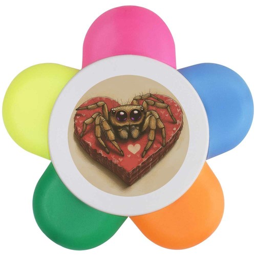 'Cute Spider on Valentine's Heart Shaped Box' Highlighter Pen ...