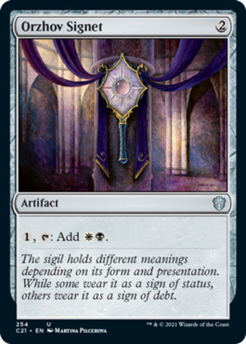 1 x Orzhov Signet - Commander 2021 - NM-Mint - MTG | eBay