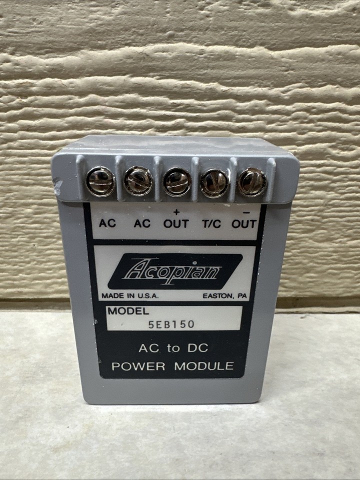 ACOPIAN AC TO DC POWERT MODULE MODEL 5EB150 5V 1.5A New | eBay