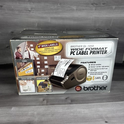 Brother QL-1050 Wide Format PC Label Printer BRAND NEW | eBay