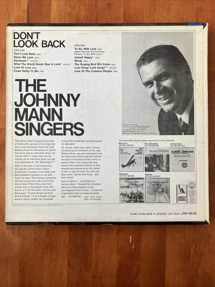 Vinyl Record Lot of 5 Easy Listening Ray Conniff The Johnny Mann ...