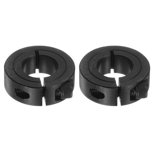 2pcs Single Split Shaft Collars 3/4" Bore 1-1/2" OD 1/2" Clamp-On ...