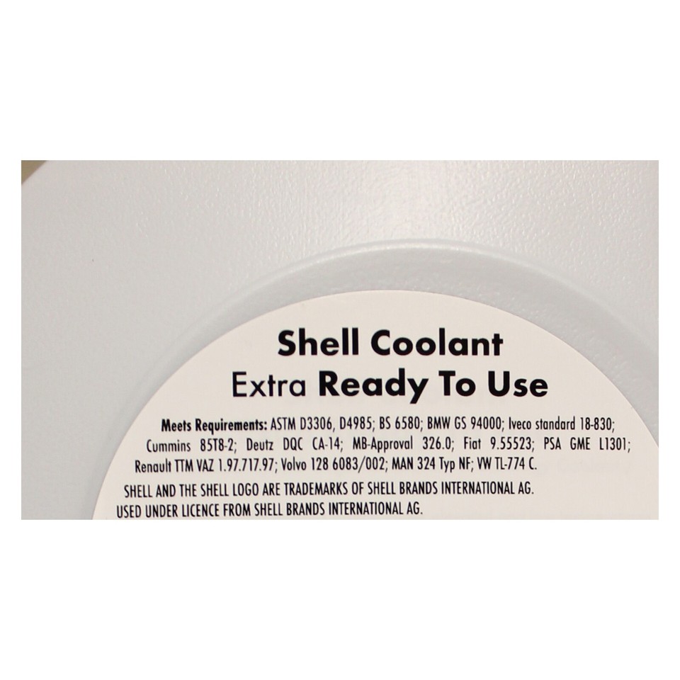 Shell Coolant Extra RTU Engine Corrosion Protection Ready To Use 1L 1 ...