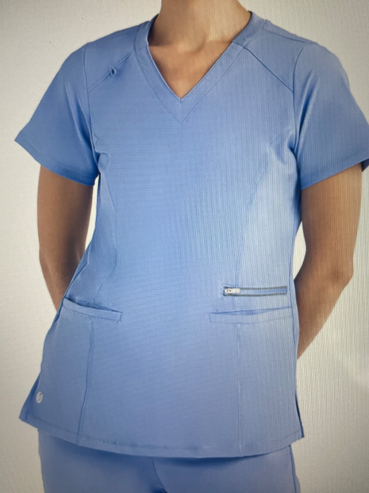 NEW, Contego Active Lifethreads women's scrub uniform top. Size Medium ...