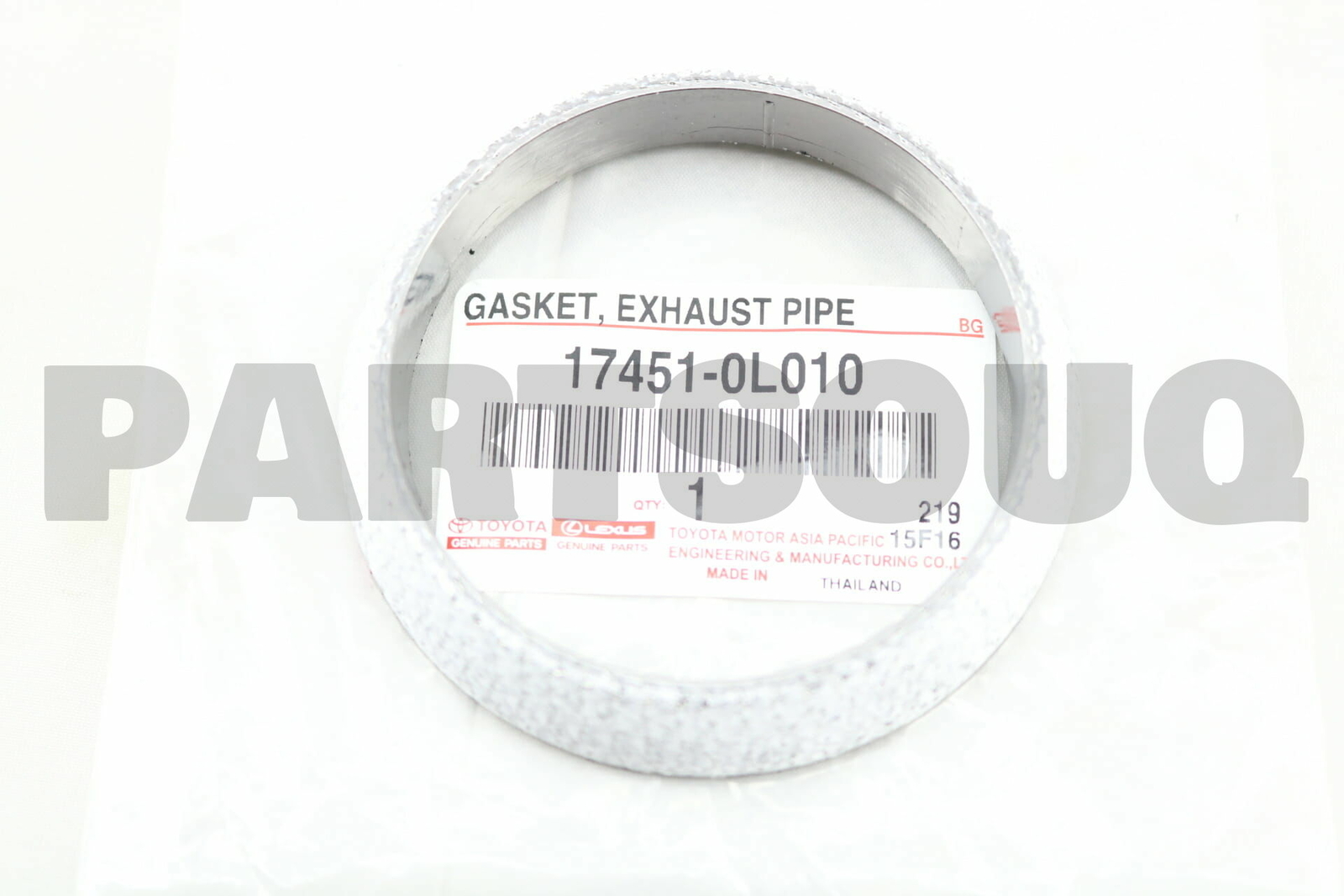 174510L010 Genuine Toyota GASKET, EXHAUST PIPE 17451-0L010 | eBay