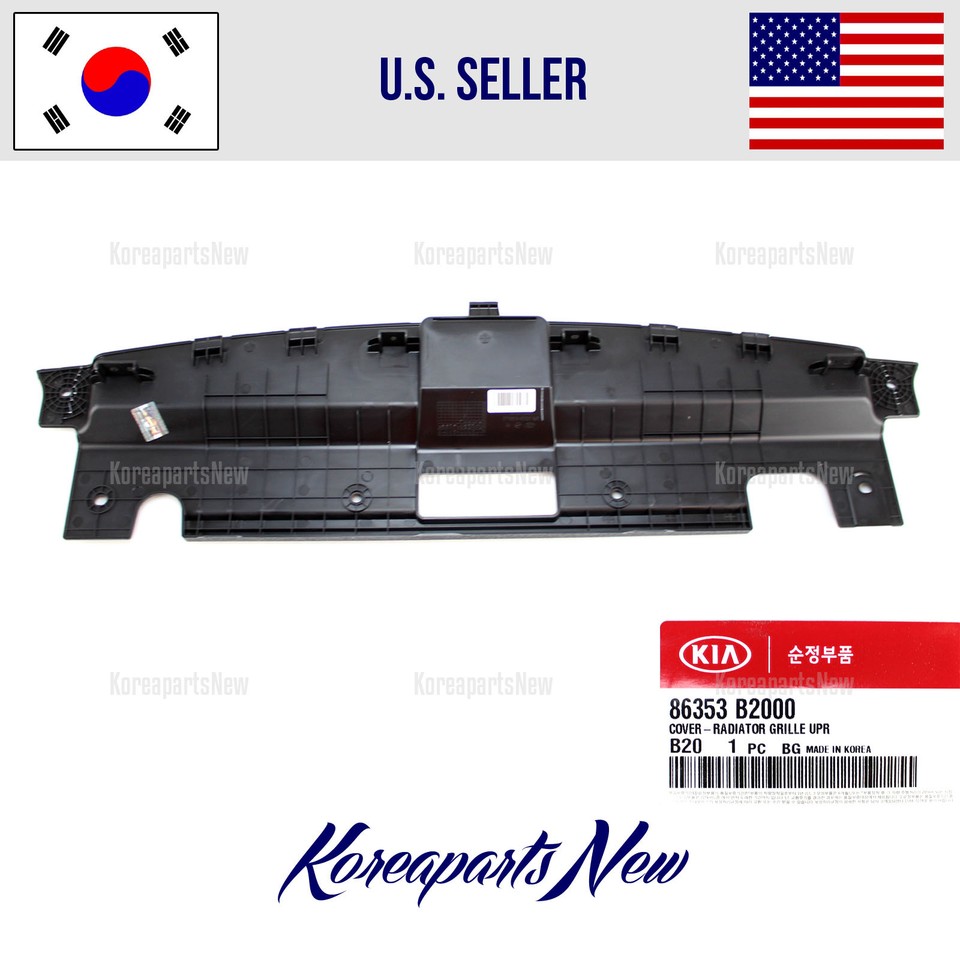 Grille Cover Upper Sight Shield Panel 86353B2000 ⭐GENUINE⭐ KIA SOUL ...