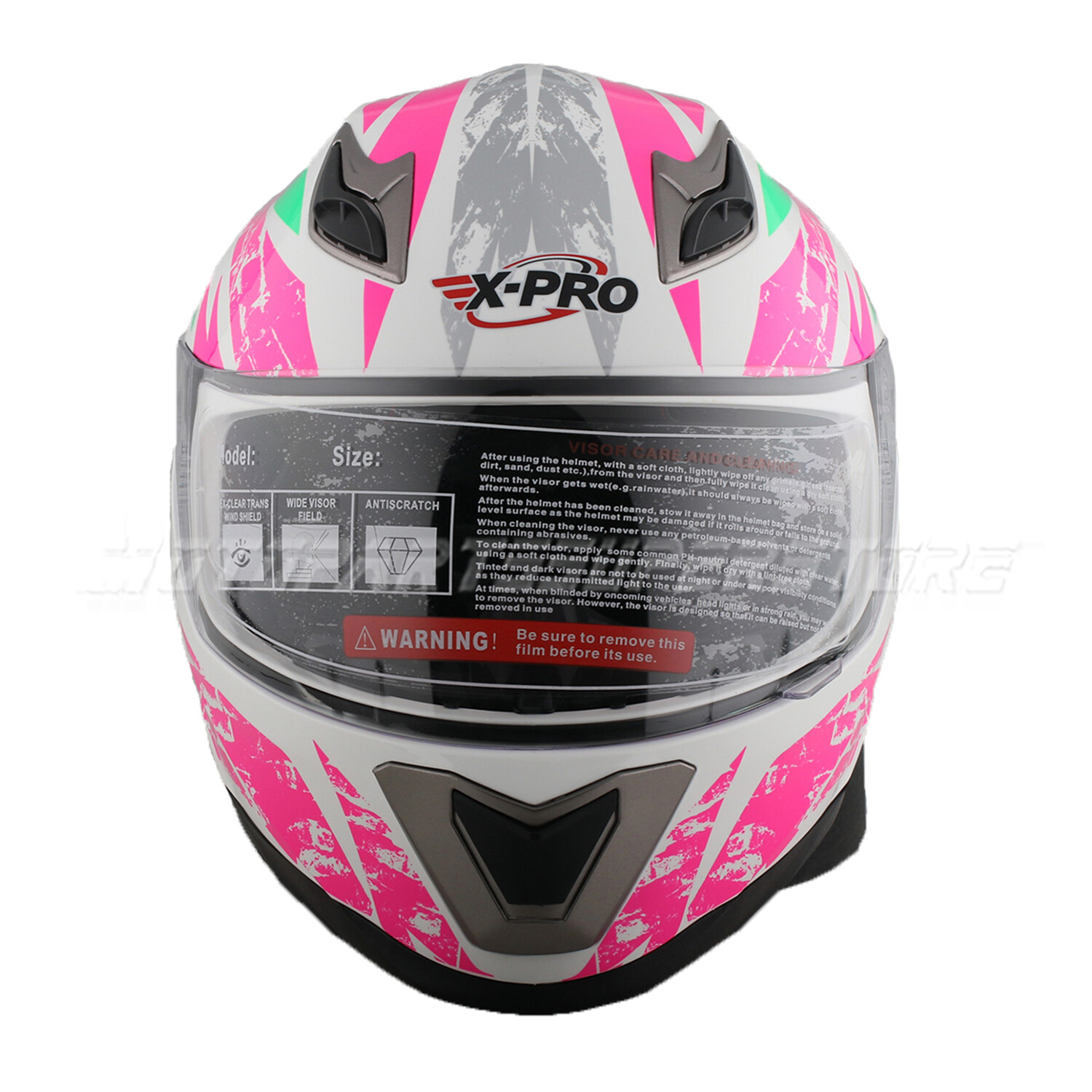 X-Pro Motorcycle Full Face Helmet Adult Street Bike Helmets DOT ...