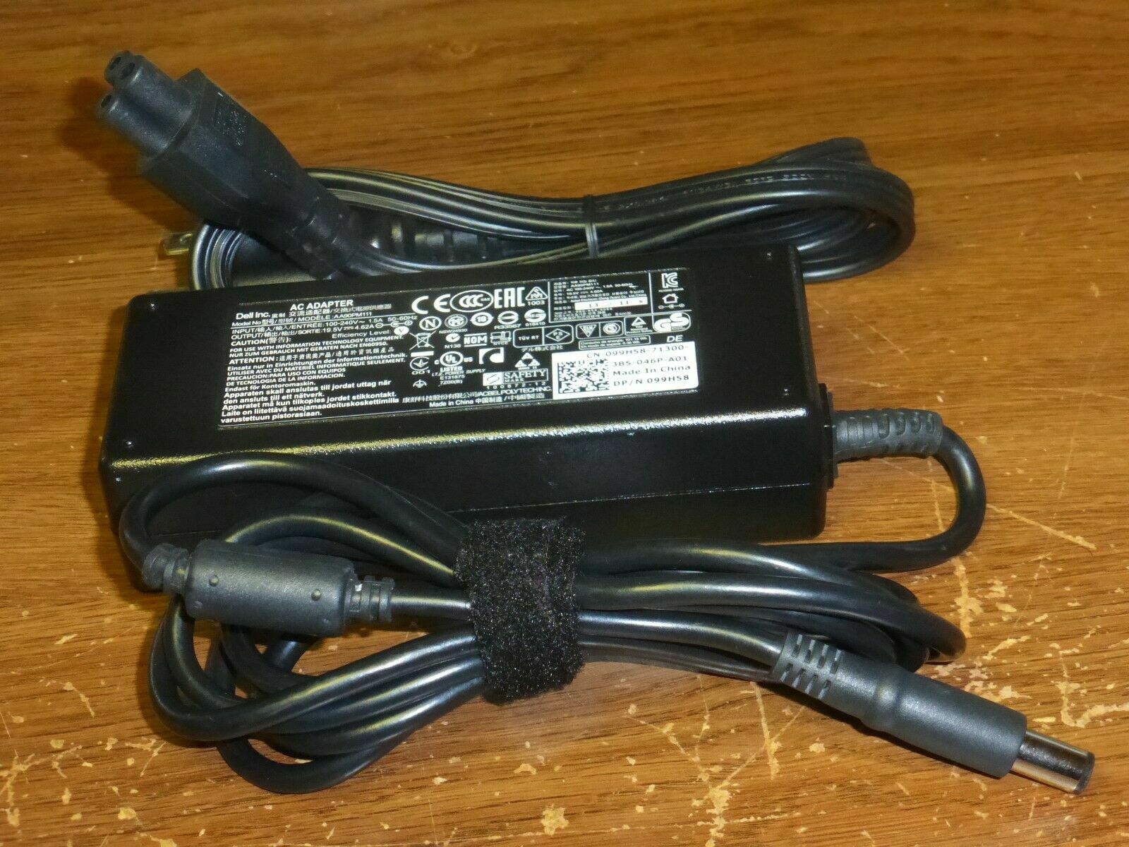 Dell DA90PM111 OEM 19.5V 4.62A 90W INSPIRON Laptop AC Power Adapter ...