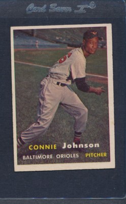 1957 Topps #043 Connie Johnson Orioles VG/EX *1195 | eBay