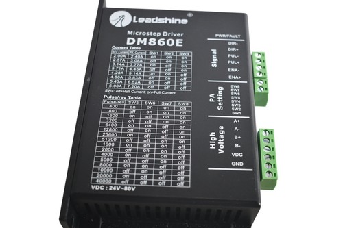 NEW Leadshine DM860E DC microstepping stepper drive, 7.2A per phase, 2 ...
