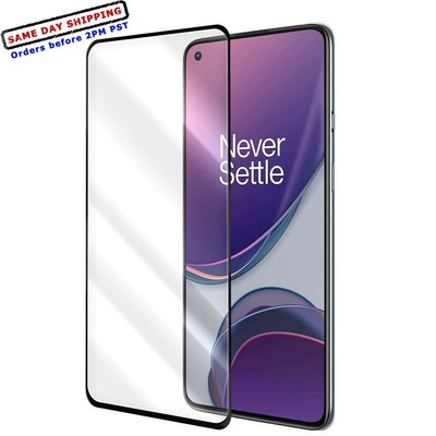 For OnePlus 8T+ 5G CellPhone 4D Full Cover Tempered Glass Screen ...