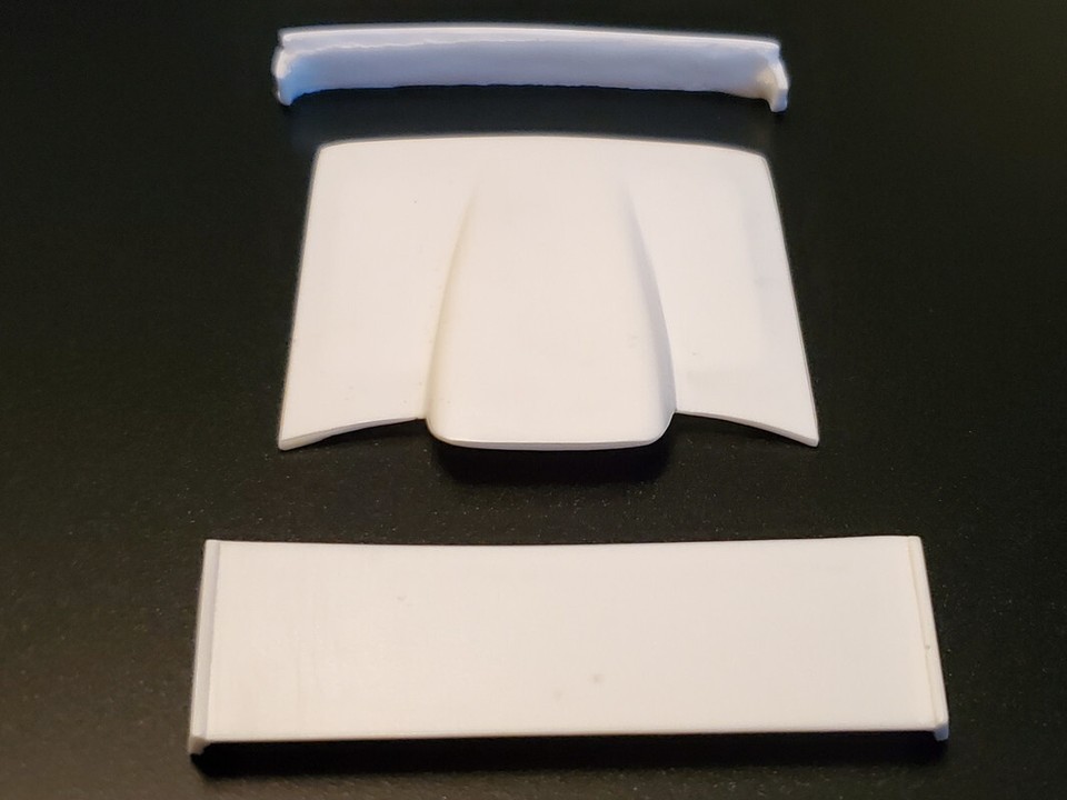 Resin Bubble Hood, Chin Spoiler, Rear Spoiler Wing '64, '65 Nova ...