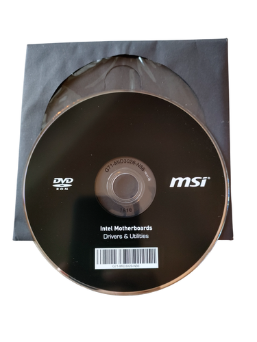 Original MSI DVD - Drivers & Utilities for Motherboards | eBay