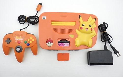 Nintendo 64 N64 Pokemon Pikachu Console Choose Orange Used Japan 824 #2 ...