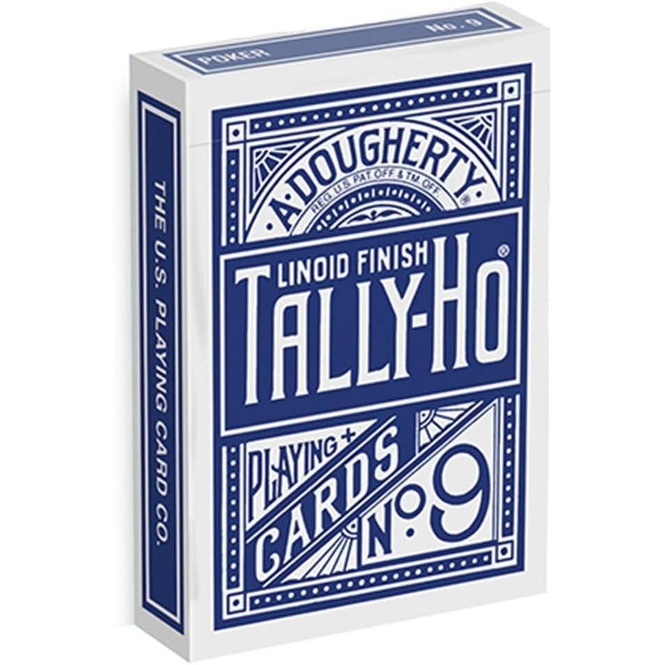Tally-Ho Blue Circle Back Playing Cards by Mail Matsui, Used, Magic ...