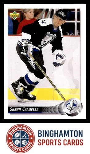 Shawn Chambers 1992-93 Upper Deck Hockey Card #104 Tampa Bay Lightning ...