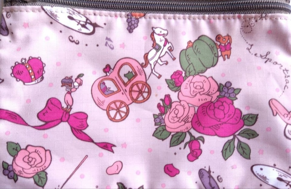 LeSportsac Rose Carriage Pink Mini Pouch | eBay