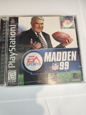 Madden NFL 99 (Sony Playstation 1) PS1 w/ Manual Case Is Cracked ...