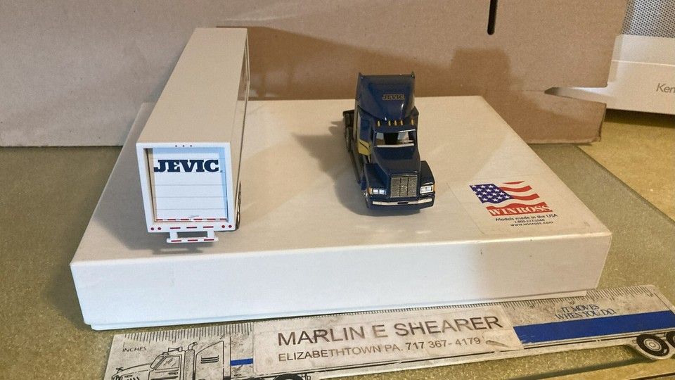 JEVIC TRANSPORATION TRACTOR AND 48' TRAILER WINROSS TRUCK | eBay