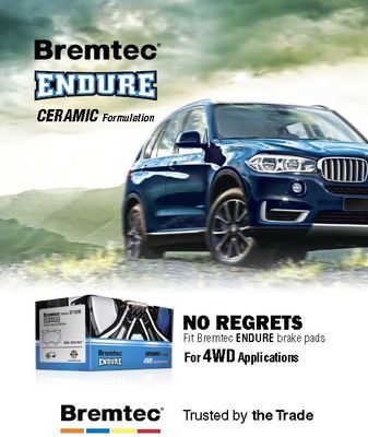Bremtec Endure 4WD Rear Brake Pads FIT Landcruiser Prado 120 DB1200 | eBay