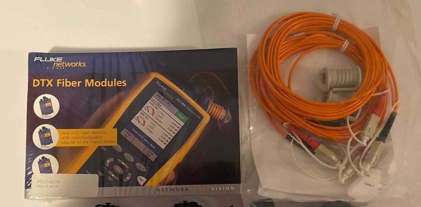 Fluke Networks Two Multimode Fiber Modules (DTXSFM2) 754082041818| eBay