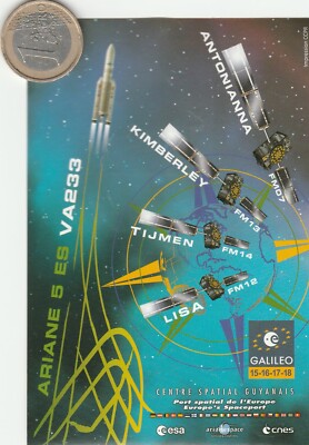 Autocollant. Arianespace ARIANE 5 ECA VA 233 | eBay