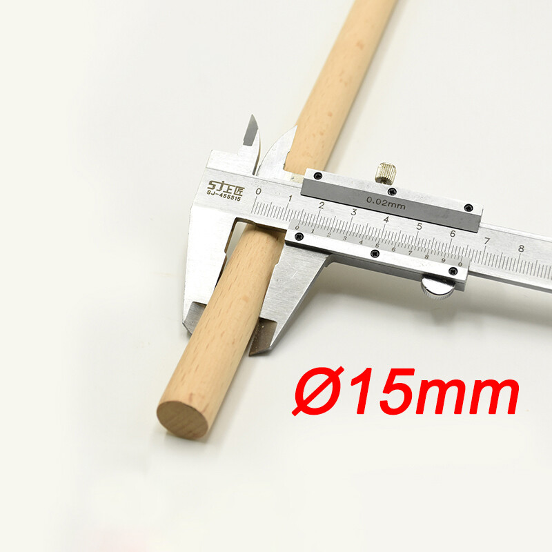 Wooden Dowel Rod 5,8,10,12,15,18,20-60mm Diameters x 100/200/300mm Wood ...