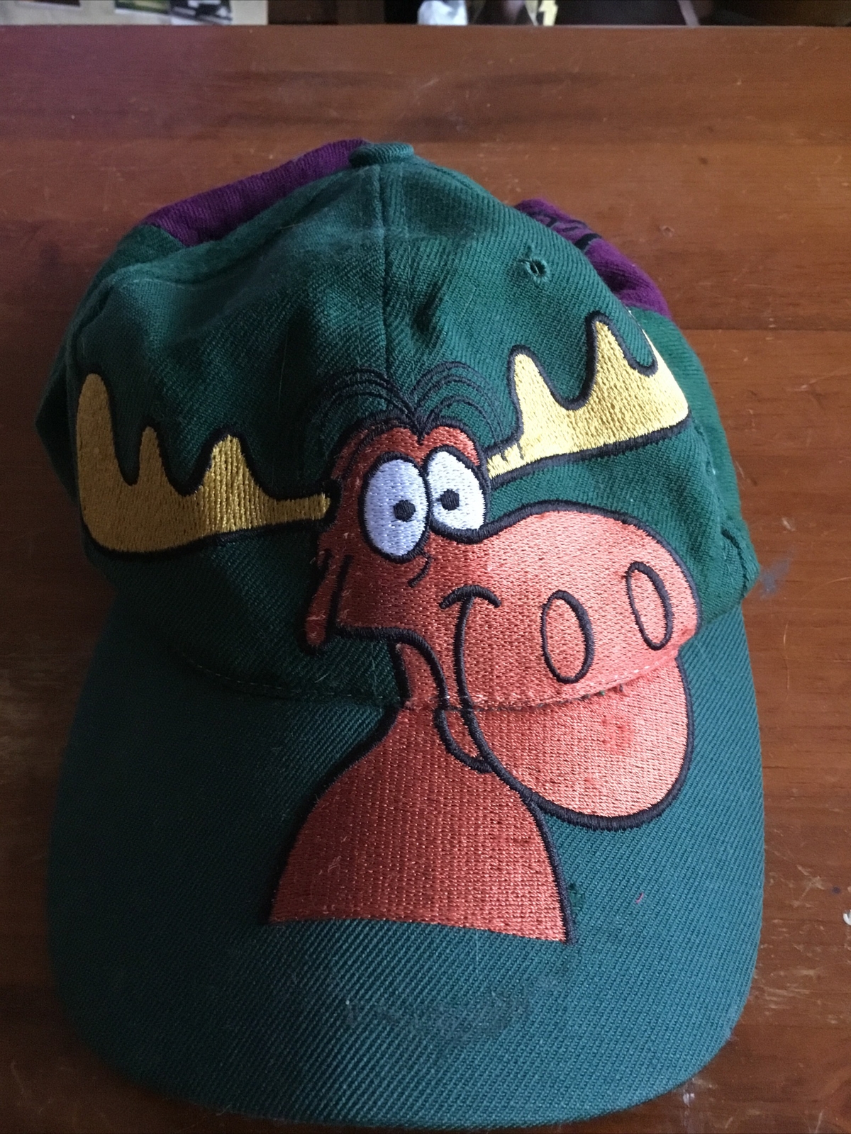Vintage 1993 Rocky And Bullwinkle American Needle Blockhead Snapback ...