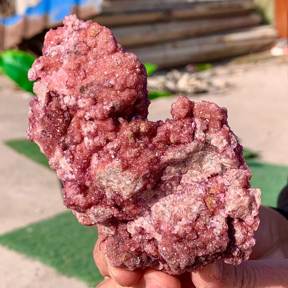 239g Natural Purple Pink Cobalt CobaltoCalcite Crystal Gemstone Rare ...