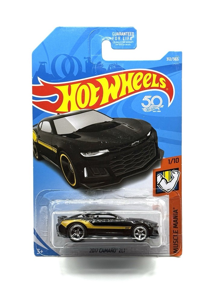 CUSTOM Hot Wheels 2017 Camaro ZL1 Real Riders Wheel Swap Black | eBay