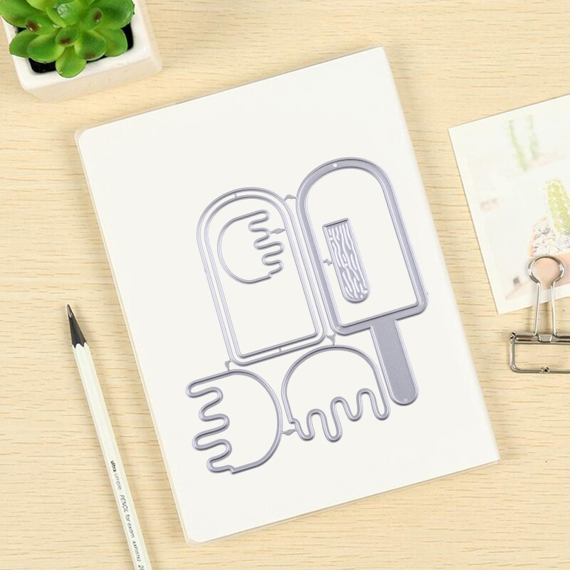 Popsicles Shaker Metal Cutting Dies Scrapbooking Stencil Die Cuts Card ...